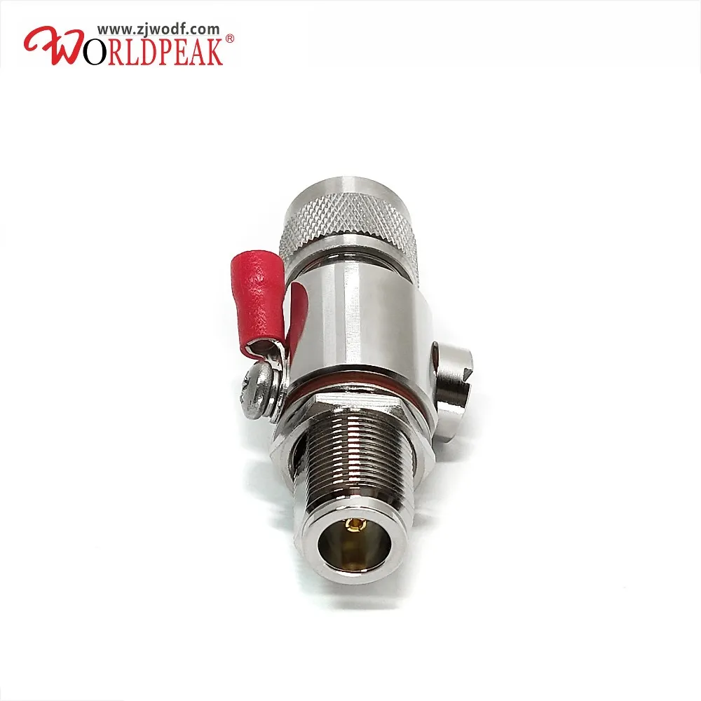 0-3G 0-6G N Male to Female Bulkhead RF Surge Arrester