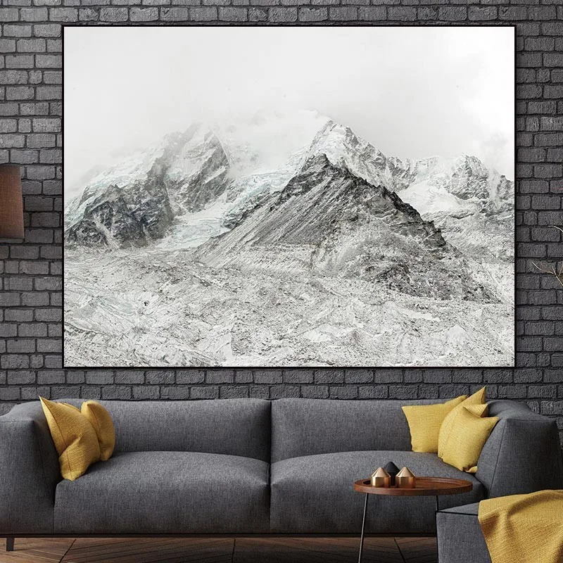 Mountain Scenery Decor Print Canvas Posters Wall Art Painting Artwork ...
