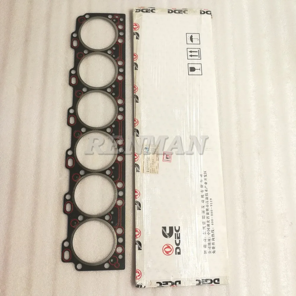 Cummins 6CT 8.3 Diesel Engine Cylinder Head Gasket Replacement, OEM