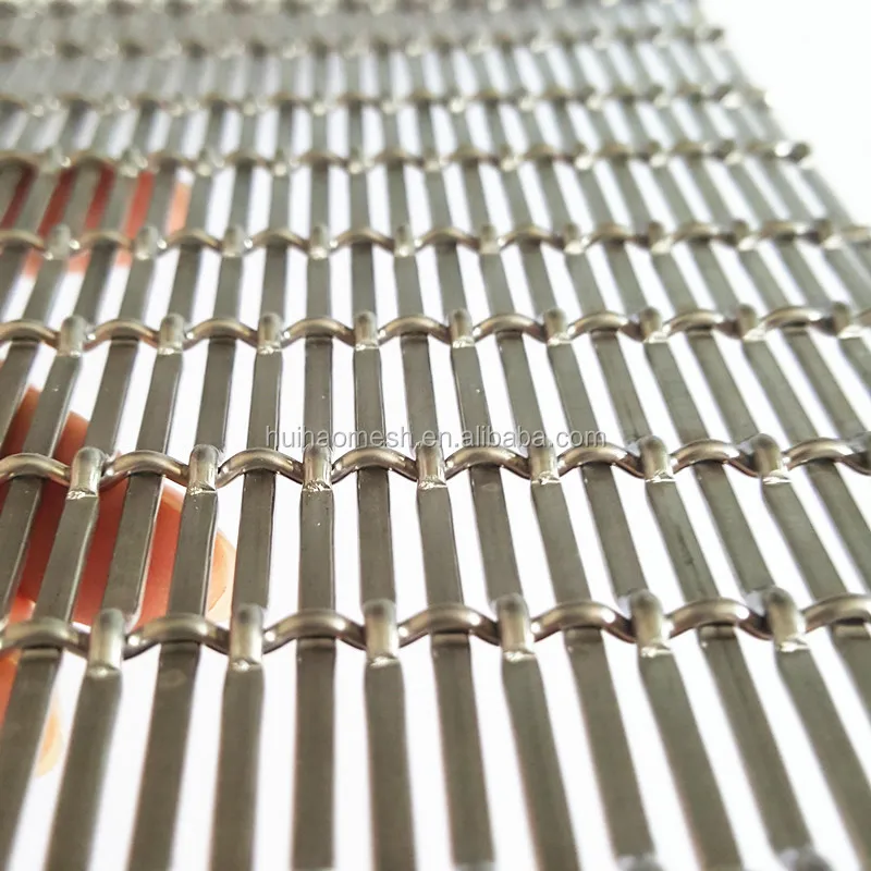 Strip Hole Weave Mesh Pattern Decorative Metal Cladding Panel ...