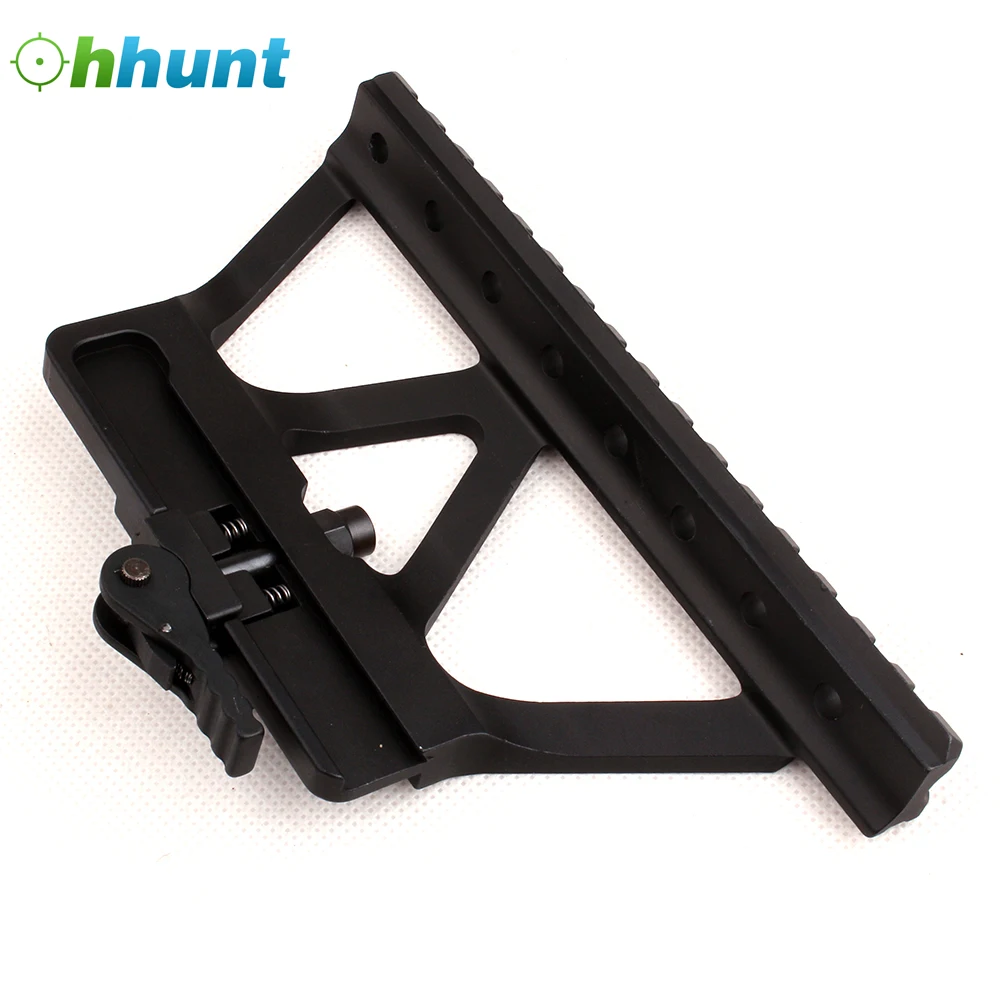Ohhunt Quick Detach Picatinny-style Matte Ak-74 Ak-47 Side Rail Scope ...