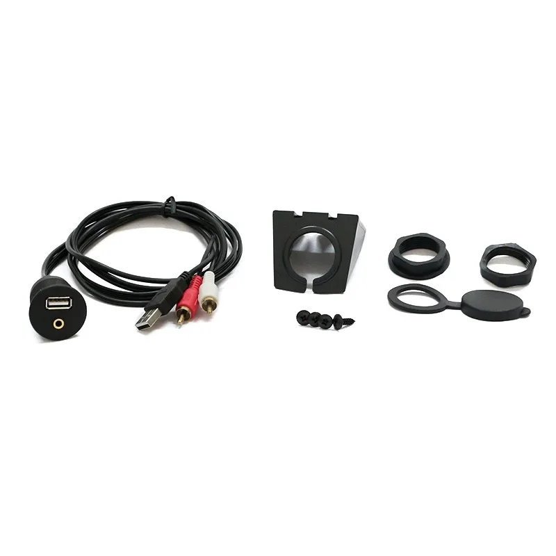 Female To Male Usb To 3rca Av Cable Female Usb To Rca Cable With Round ...