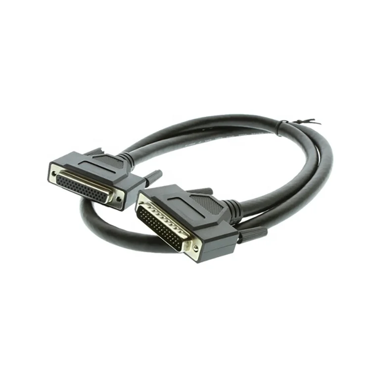 28 30AWG RS232三排HDB44引脚D-sub HD44公到DB44引脚母串行扩展屏蔽电缆| Alibaba.com