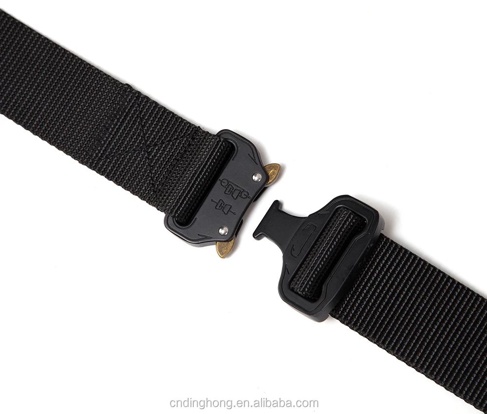 Adjustable Tactiacal Heavy Duty Web Belt Nylon Waist Belt Police ...