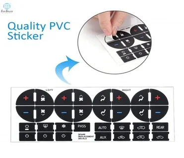 Custom Waterproof Stickers for Car Logos & Membrane Switches