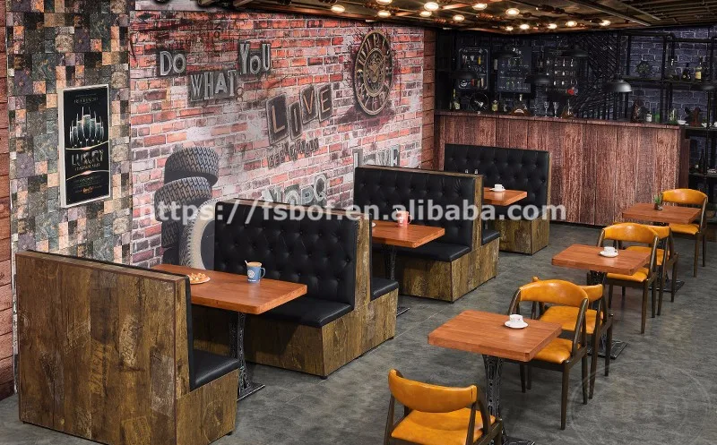 Used New Restaurant Booths Wholesale Cafe Furniture Leather Booth Sofa ...