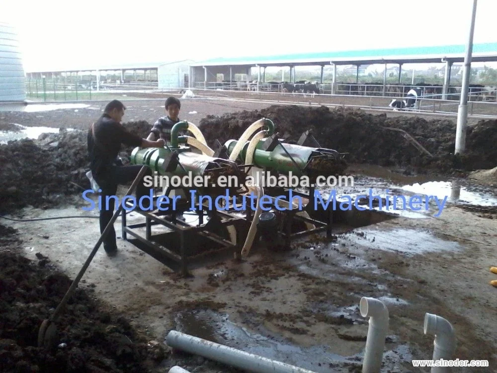 Solid Liquid Animal Manure Separator Farming Cow Dung Dewatering ...
