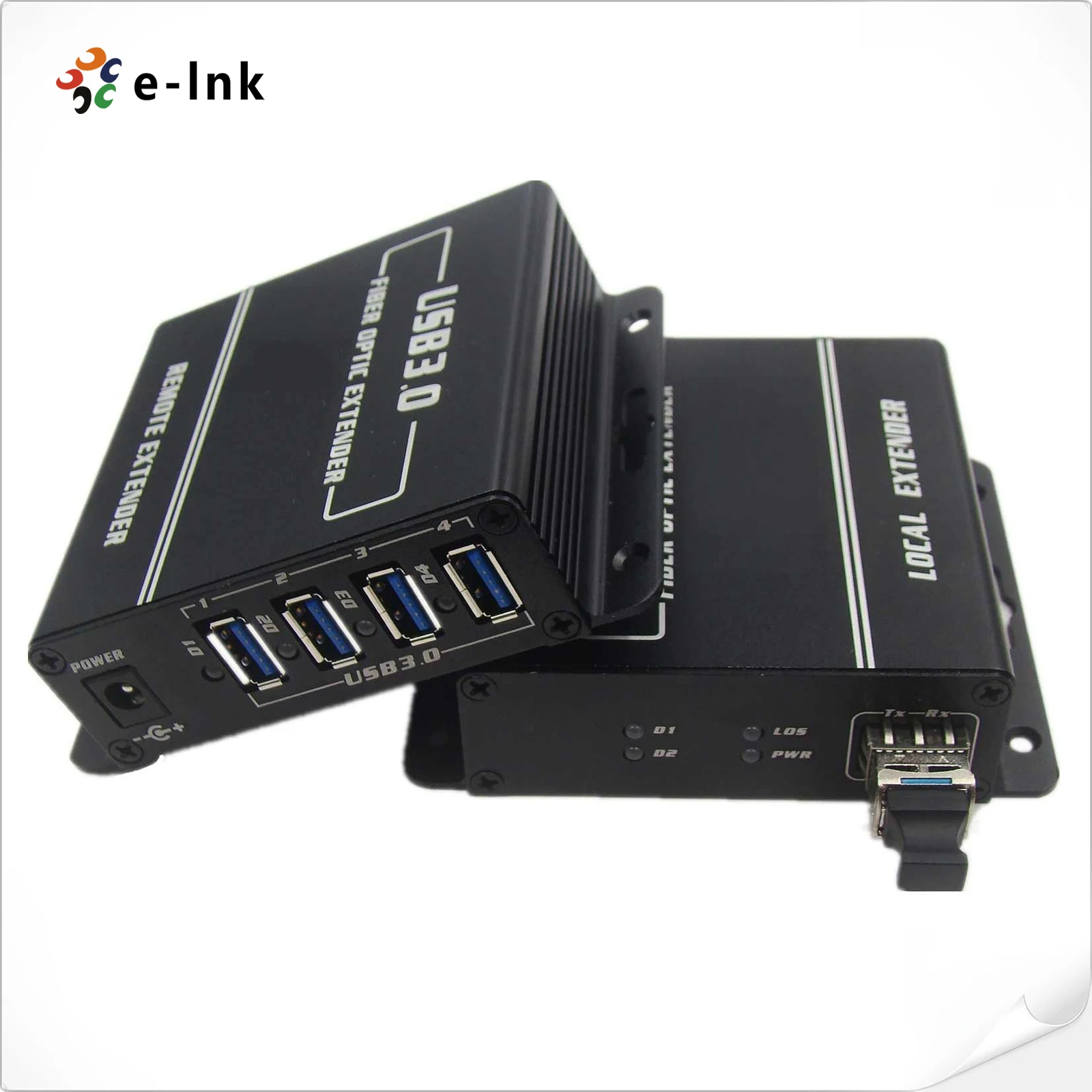 Usb 3.0 To Fiber Hub Over 4 Port Usb3.0/ 1 Distributor 4 Ch Usb3.0 ...