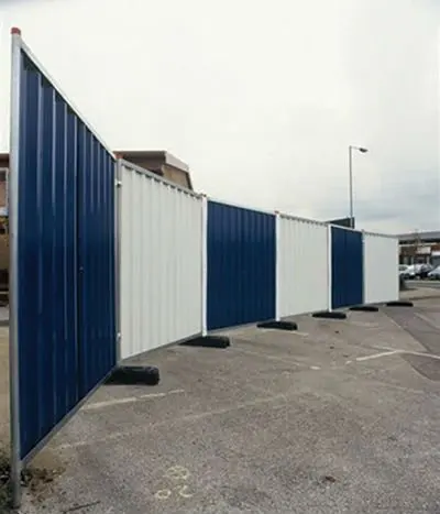 2mx2.1m Construction Site Portable Temporary Steel Hoarding Fence Panel ...