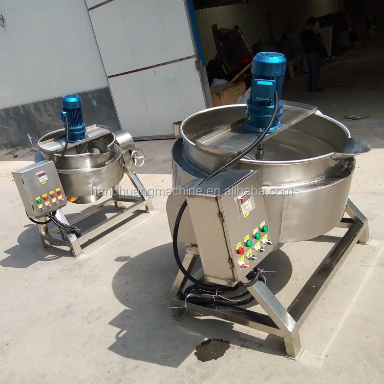 Stirring Jam Cooking Pot/sandwich Pot 500 Liter Steam Jacketed Cooking ...