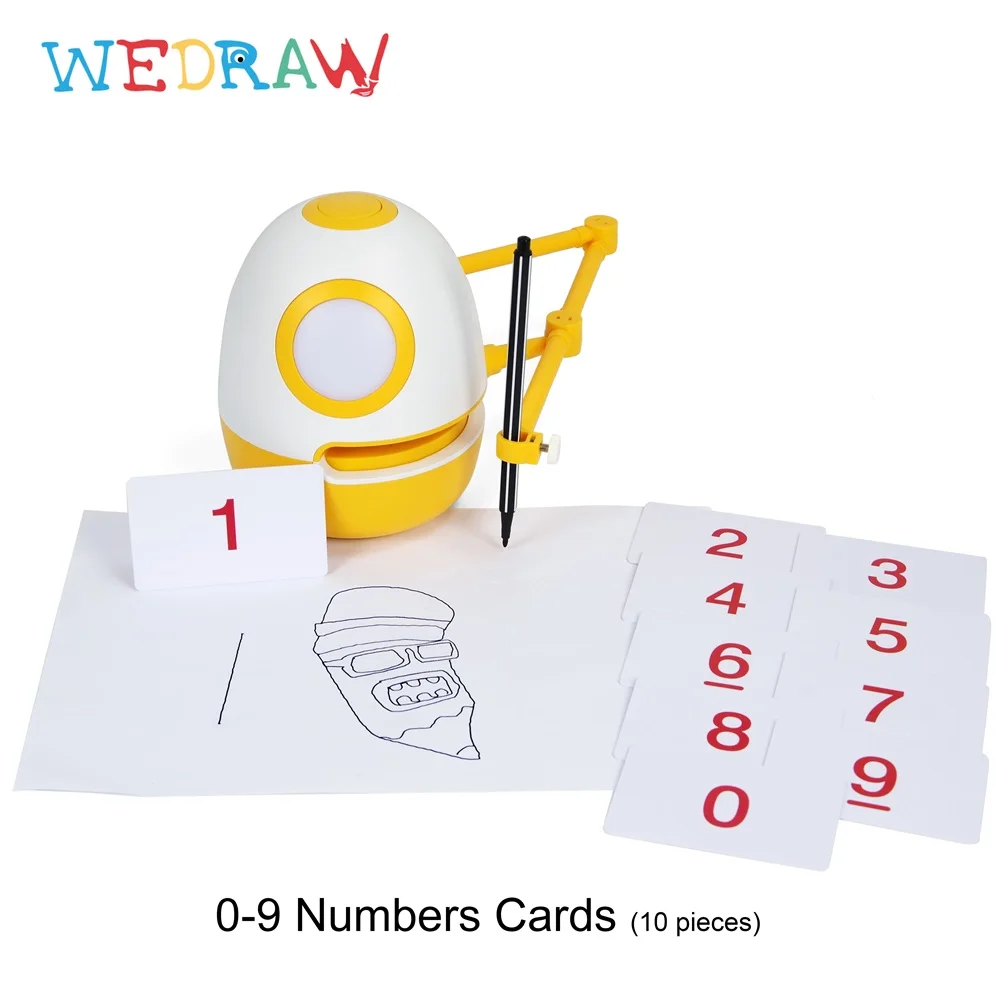 New Product Wedraw Eggy Drawing Educational Robot For Kids Art And ...