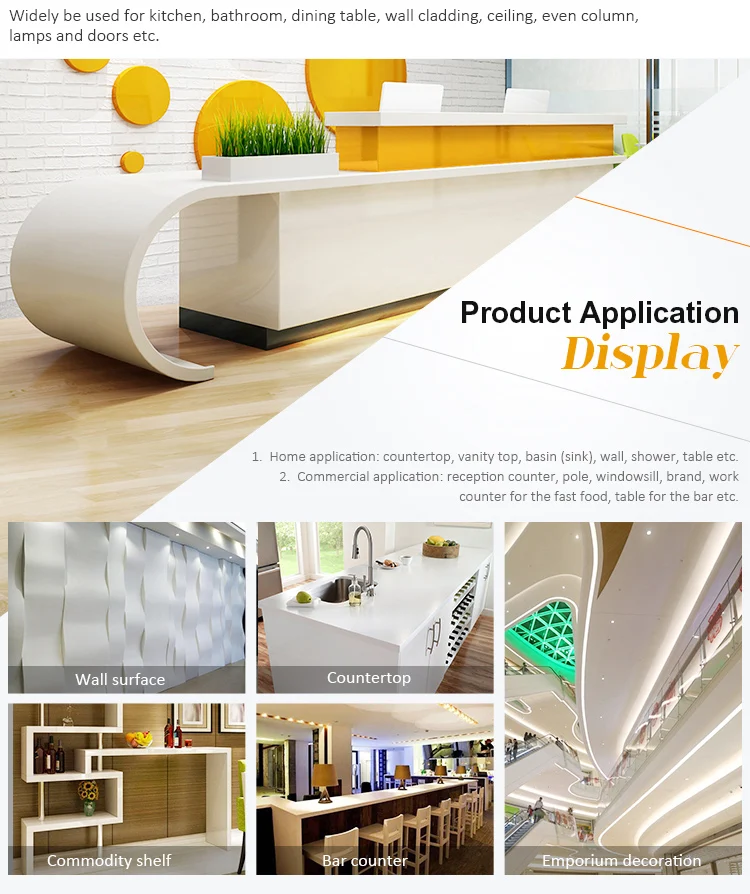 Acrylic Solid Surface Sheets Wall Cladding Panels - Buy Acrylic Solid ...