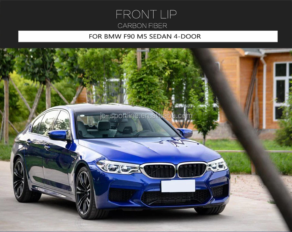 Carbon Fiber F90 M5 Front Lip for BMW F90 M5 Sedan 4-Door 2018-2019 ...