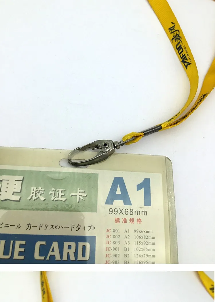 Custom Waterproof Plastic Pvc Chest Name Card Holder - Buy Name Card ...