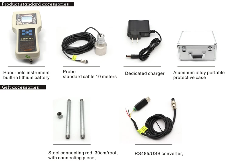 Gut775 Portable Ultrasonic Liquid Level Indicator Ip68 3049