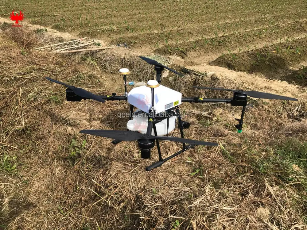 Jmrrc 10l 10kg Battery Sprayer Uav Drone 4-rotor Cargo Drone Cnc Drone ...