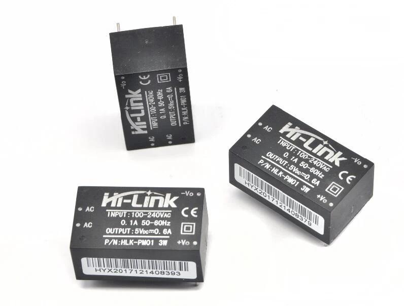 Hilink HLK-PM01 Power Supply Module - 5V 600ma AC DC Converter