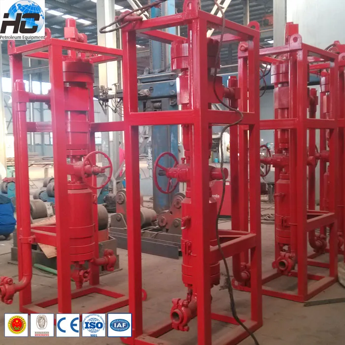 105 Mpa Oil And Gas Field Surface Well Test Cyclone Desander/ Sand ...
