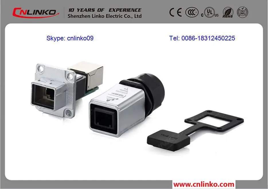 Metal Waterproof Ethernet Mini Rj45 Connector,High Quality Multiport ...