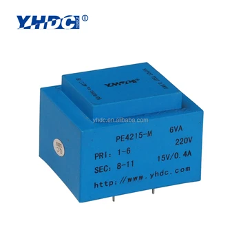 5va 230v/10v 2*9v Ei Series Pcb Transformer - Buy 5va 230v/10v 2*9v ...