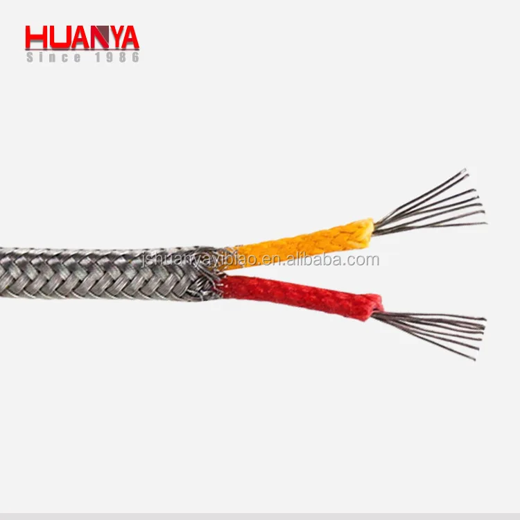Type Jx- 2x24 Awg Fg/fg-ssb - Din Thermocouple Extension Wire - Buy ...