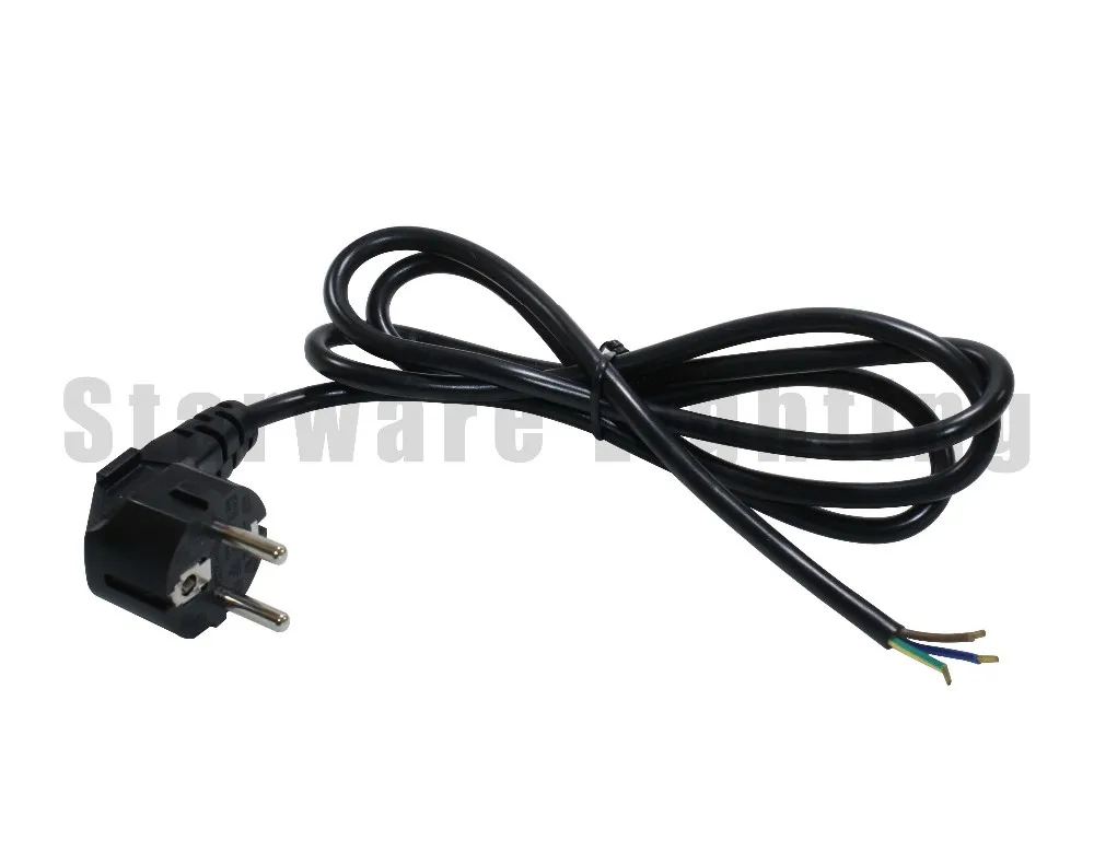 Ce Vde Electrical Cable French Plug 3 0.75mm Wire For Table Lamp Floor ...