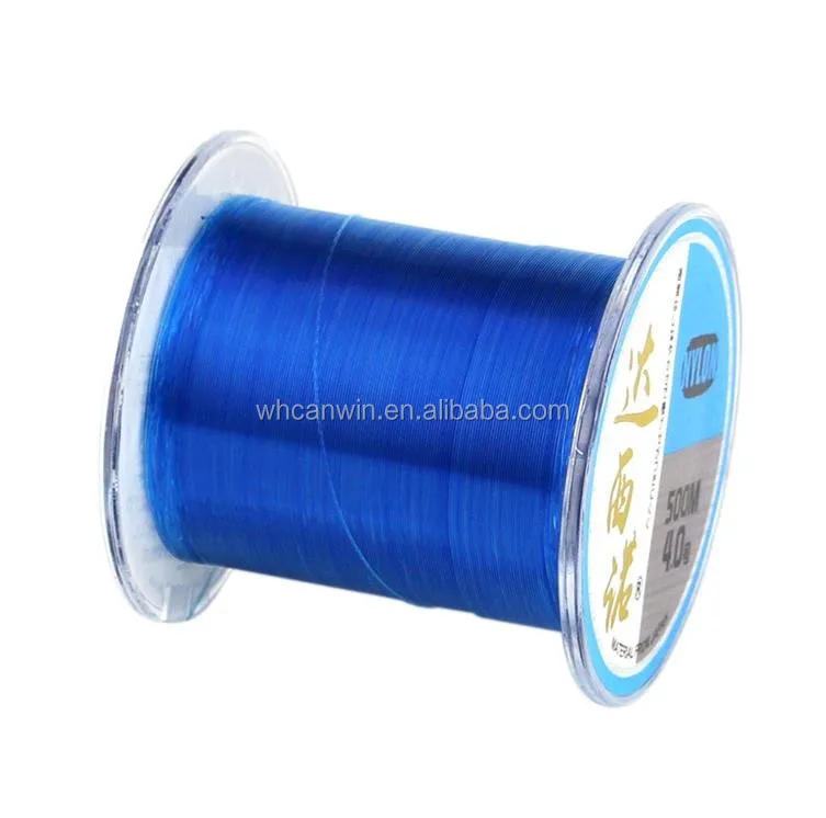 Extra Strong Nylon Fishing Line Nylon Leader 500m Elastic Kevlar ...