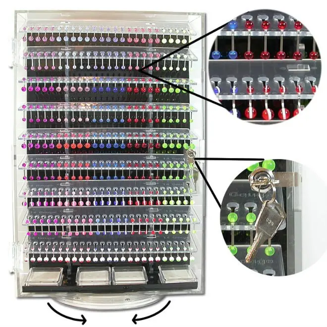 Acrylic Body Piercing Jewelry Display Stand - Clear, Black, and White ...