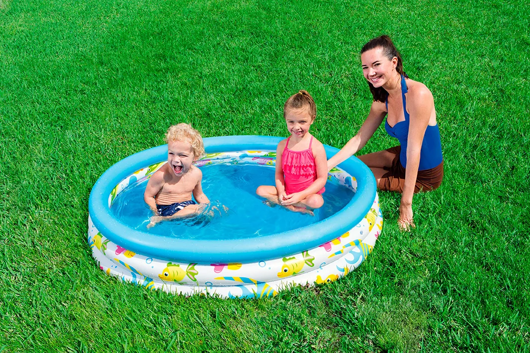 Bestway 51009 3 Equal Rings Coral Inflatable Kids Pool - Buy High ...