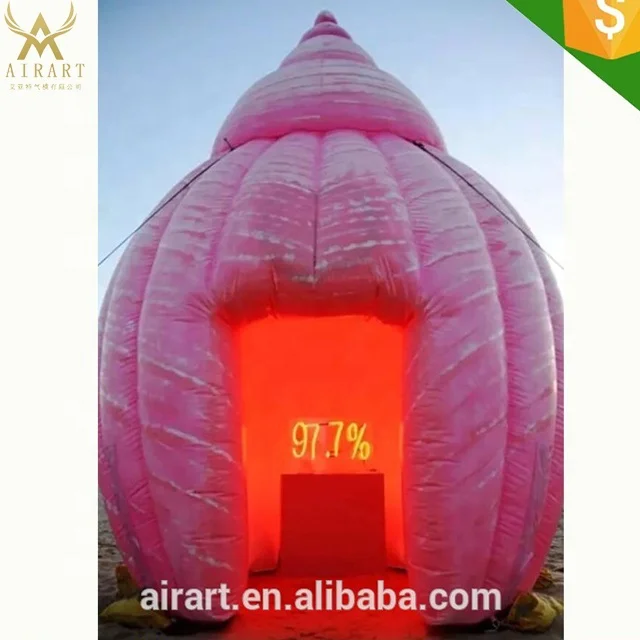 3.5m To 14m Snail Shell Inflatable Snail Shape Tent For Outdoor ...