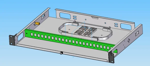 48core Lc/upc Fiber Optical Patch Pannel/odf/fdf - Buy 48 Core Patch ...