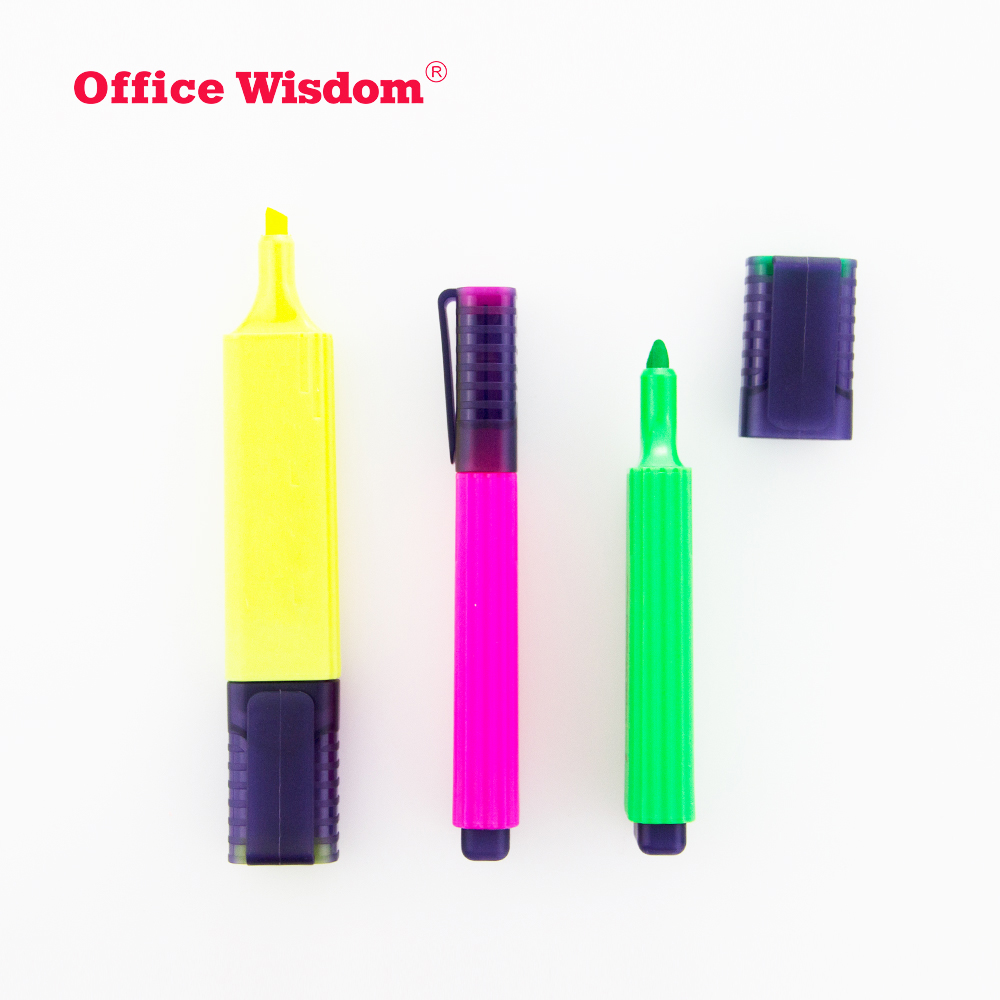 Standard Size Stationery Highlighter Pen - Multicolor