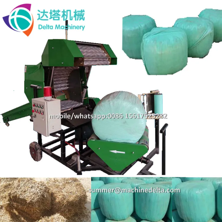 Green Silage Round Baling Machine For Forage Storage Grass Bale Machine ...