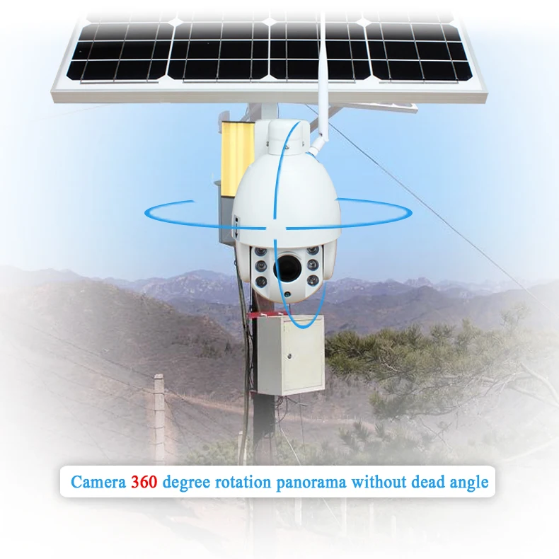 Speed Dome Ip Camera 4g Support Solar Power 4inch Wifi With 4x Zoom ...