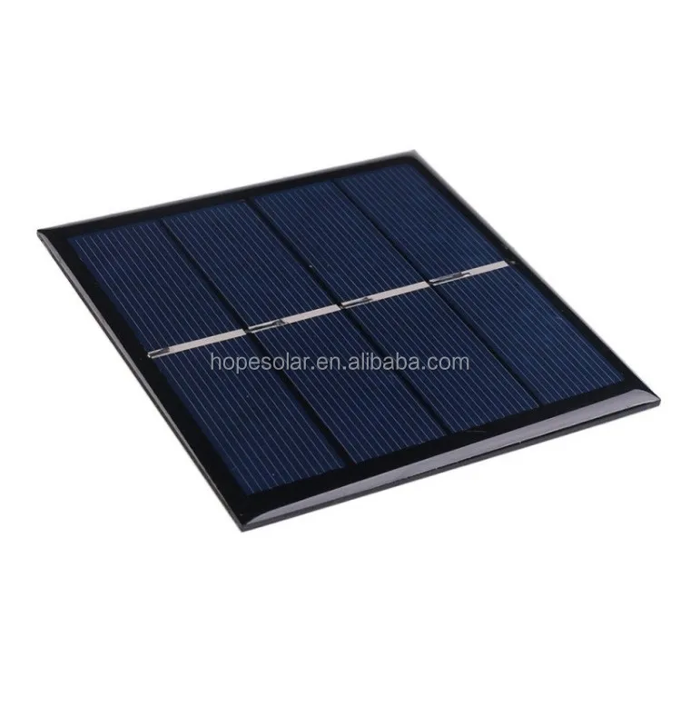 HOPESUN 1W 2V Solar Panel with Base for AA Rechargeable Batteries EU/AU ...