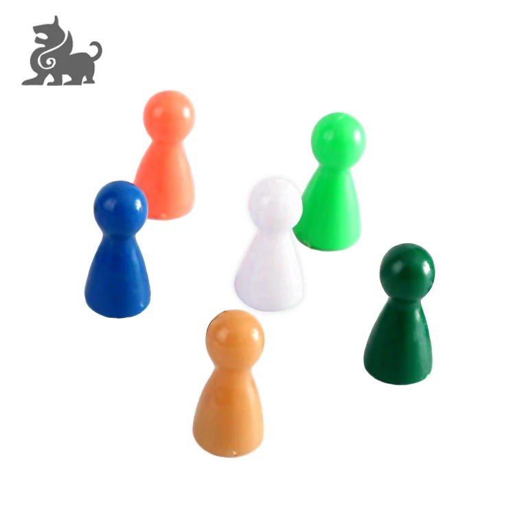 Customized Color Plastic Pawn Chess Pieces For Board Game - Buy ...