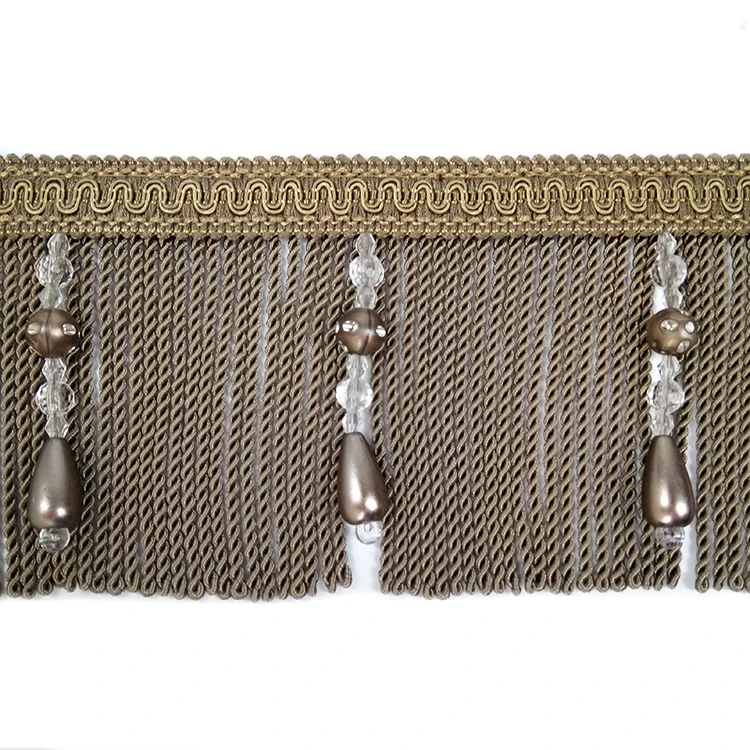 High Quality Sewing Drapery Curtain Trimming Beaded Bullion Fringe ...