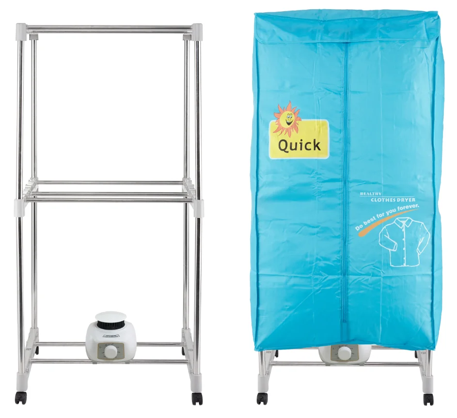 H-812f Clothes Dryer Folding Portable Smart Hot Air Heater Dryer ...