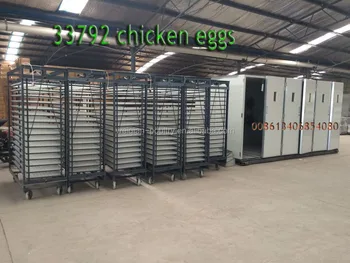 High Hatching Rate Fully Automatic Hatch Machine Chicken Eggs Incubator ...