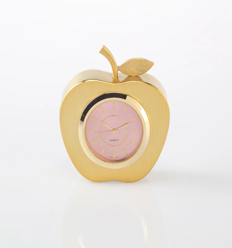 Apple Shaped Desk Clock A6051g - Buy Funny Desk Clocks,Cheap Desk ...