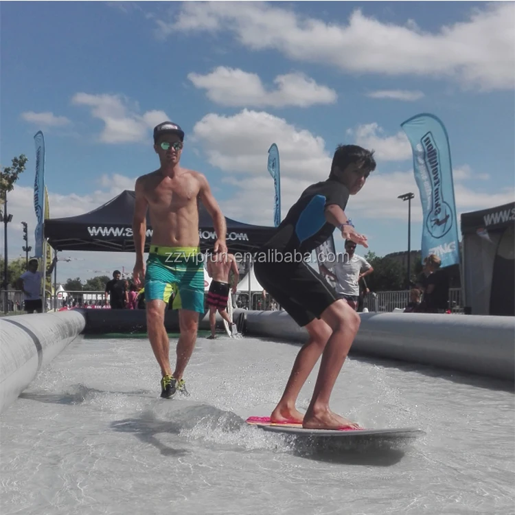 VIPFUN Inflatable Skimpool - Durable & Fun Skimboard Pool