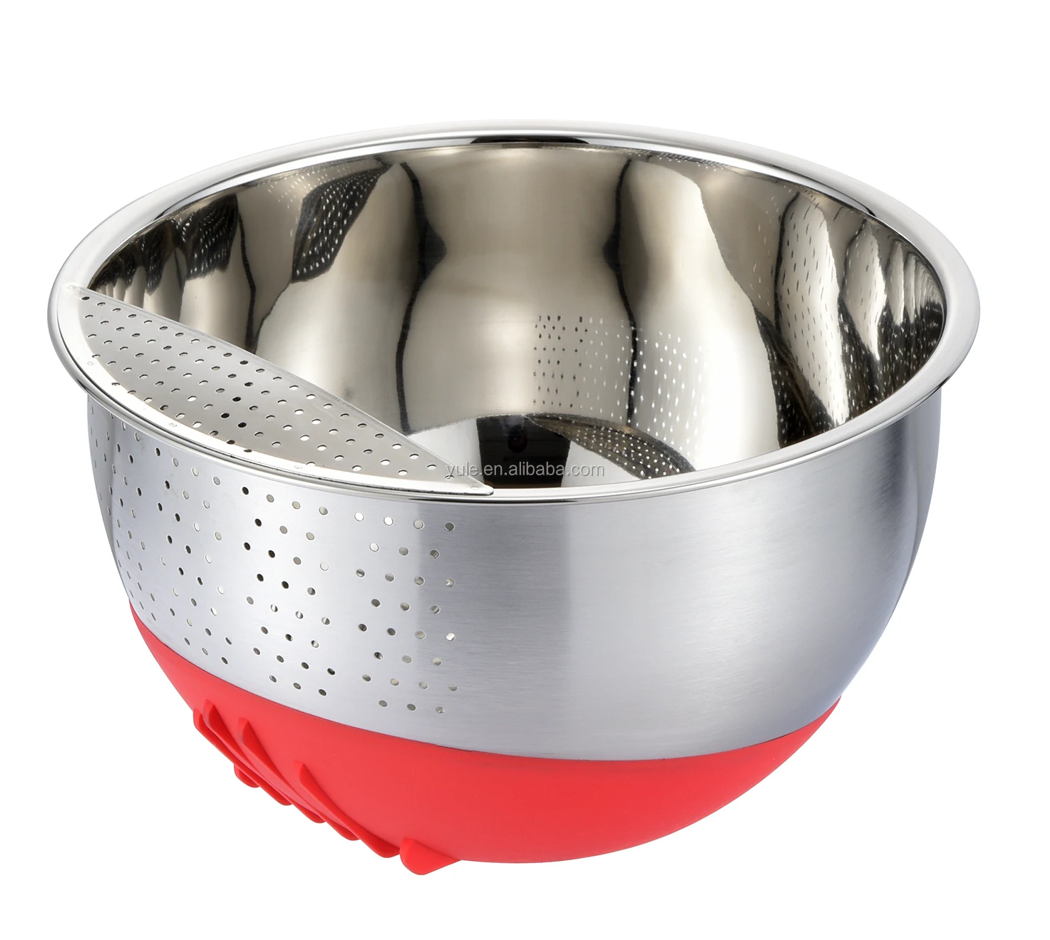 New Arrivals Kitchen Gadgets Steel Non-slip Silicone Grip Perforated ...