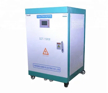 15kw Single Phase 230vac To 3 Phase 380/400vac,50/60hz Converter With ...