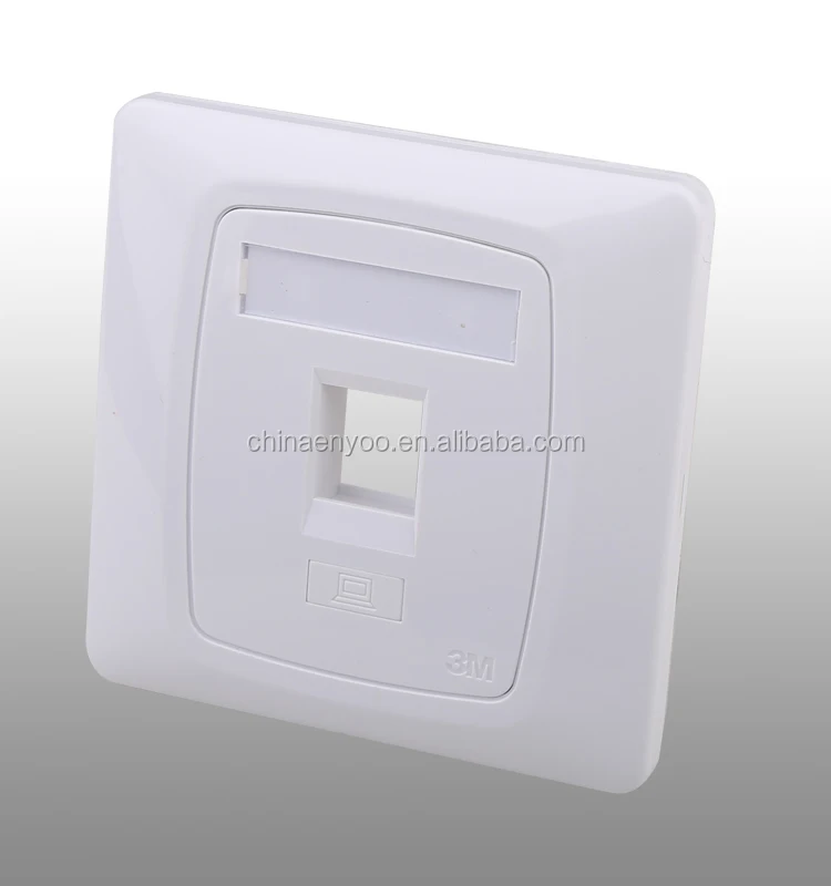 3M Network Solutions - Reliable Single Port RJ45 Faceplate