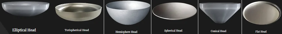 Elliptical Torispherical Hemisphere Spherical Conical Head for Tanks