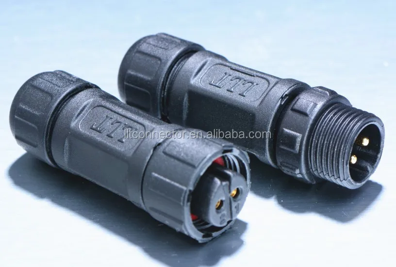 2 Pole Ip68 Waterproof Wire Connector - Buy Assembly Male Female ...
