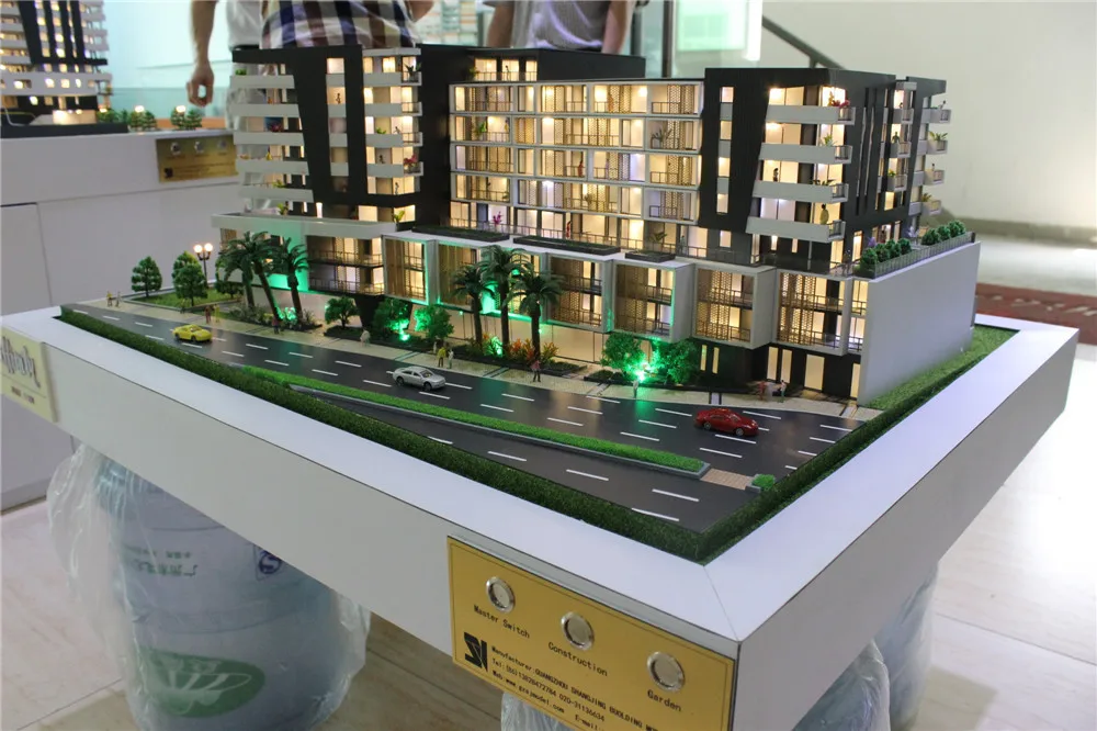 Acrylic plastic miniature house building models,beautiful scale model ...