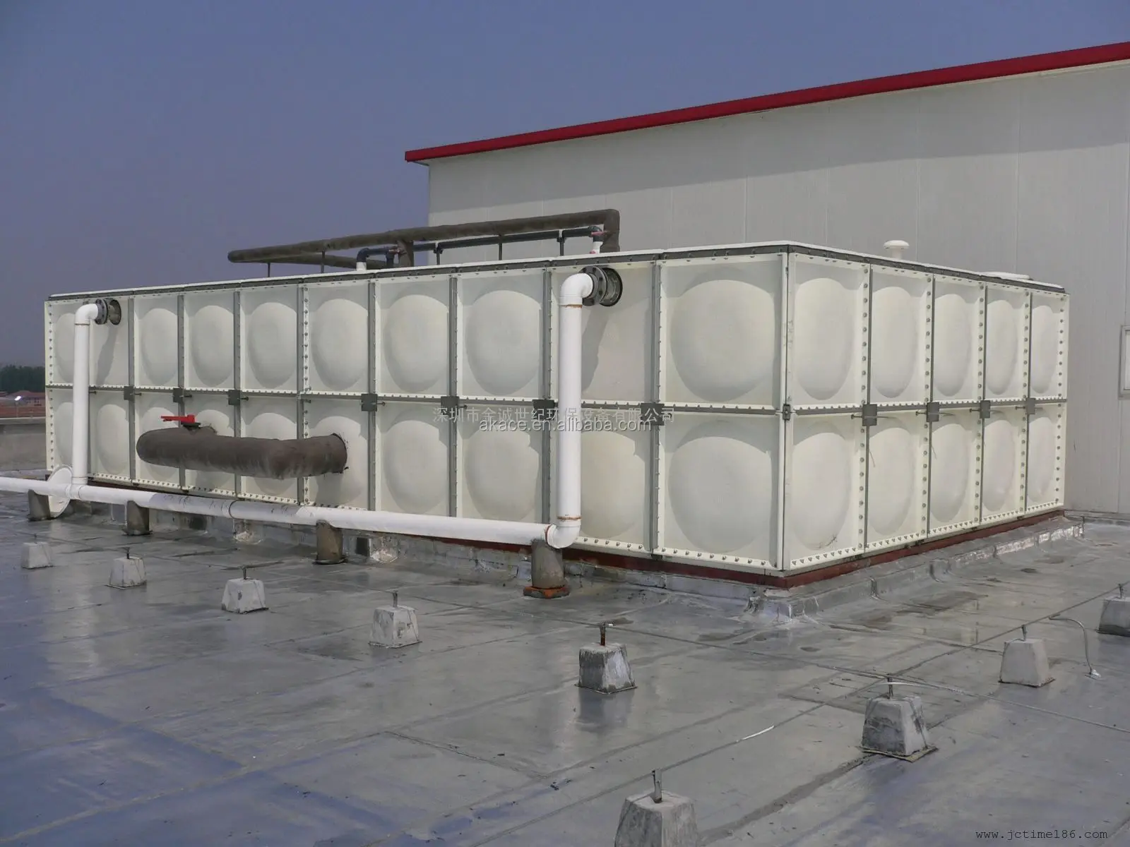 Frp 100000 Liter / 100 M3 Cubic Meters Water Storage Tank - Buy Smc ...