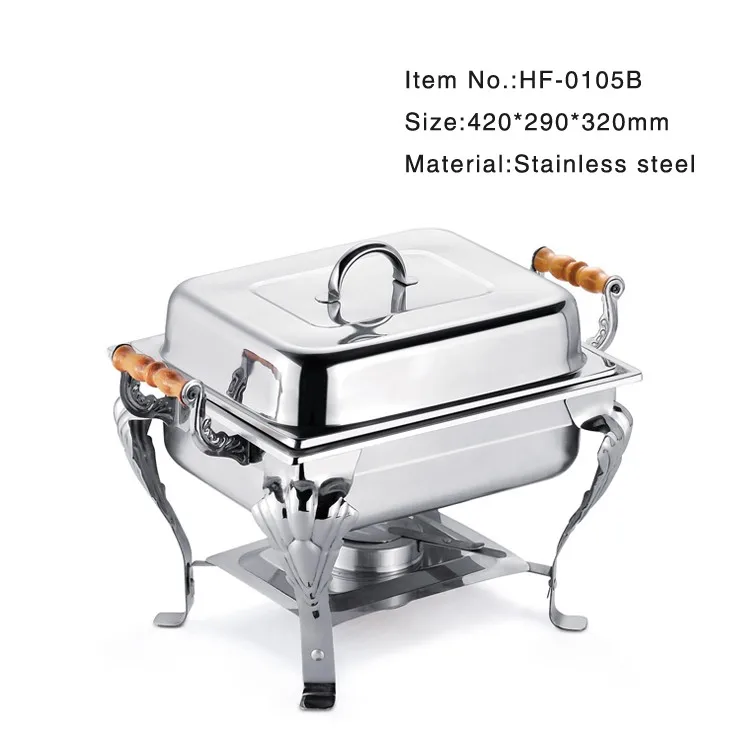 Stainless Steel Restaurant Buffet Equipment - Chafing Dish Food Warmer