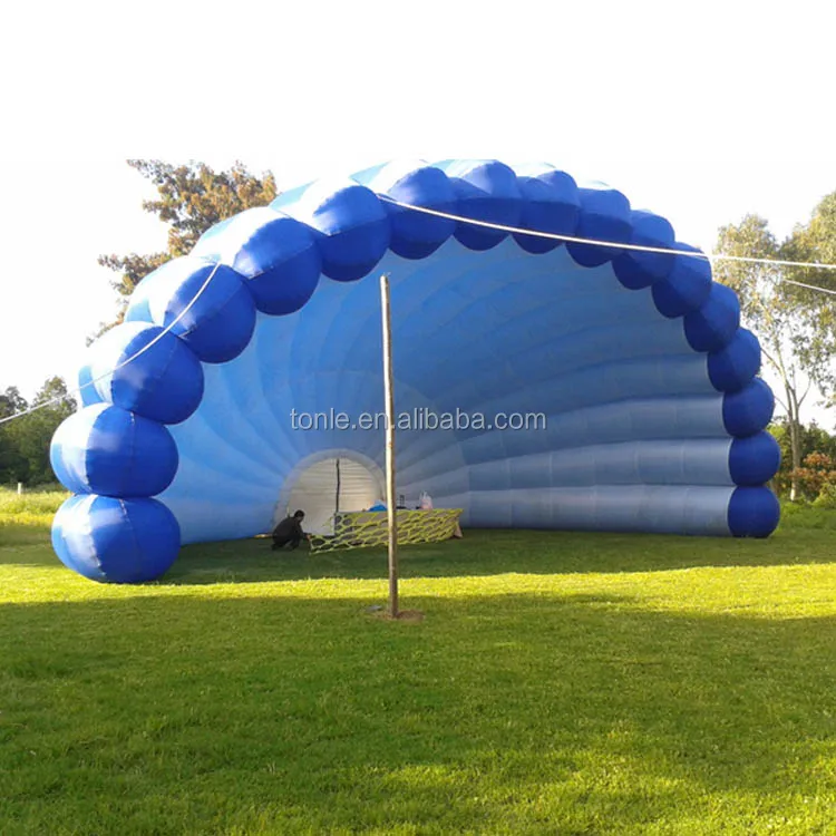 Custom Outdoor Acoustical Inflatable Sea Shell Stage Cover